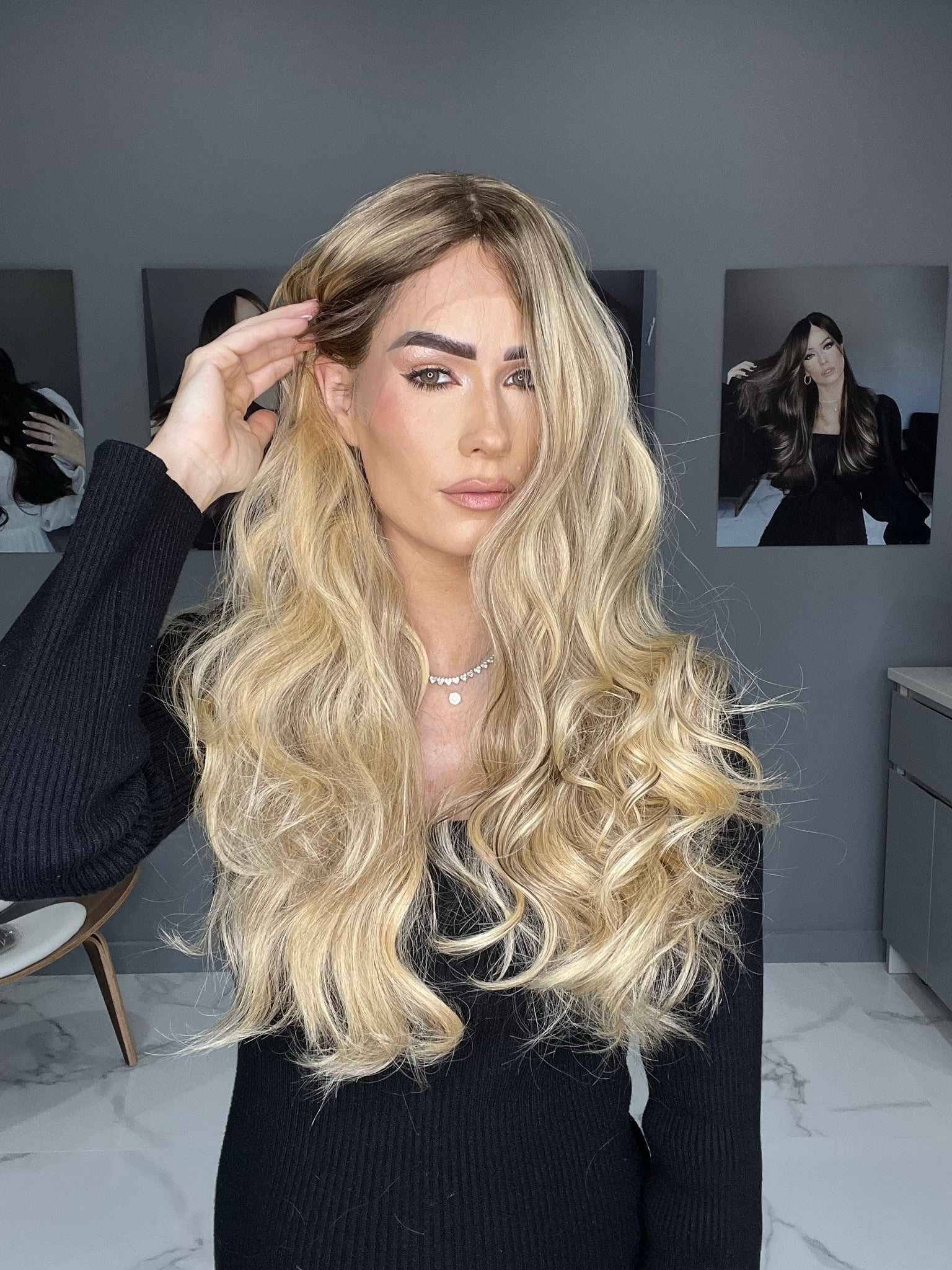 Beka Basic line 26" | Ice blond blend Wig – Bekawigs